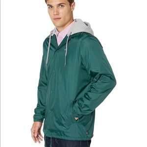 Vans | Jackets & Coats | Vans Rilley Mens Hooded Jacket Green | Poshmark